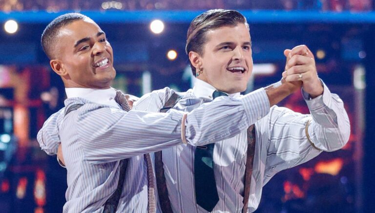 Strictly finalists Jay McGuiness, Ashley Roberts, Layton Williams and ...