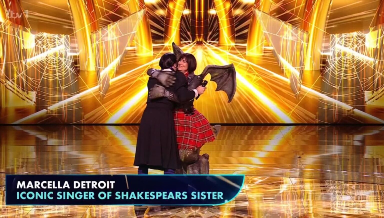The Masked Singer's Gargoyle is revealed as Shakespears Sister star ...